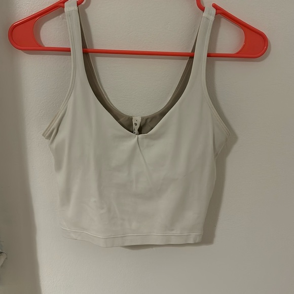 lululemon athletica | Tops | Lululemon White Align Tank Size 6 | Poshmark